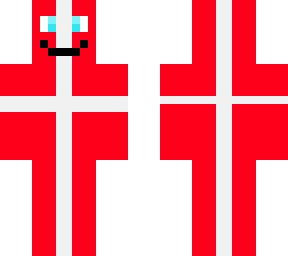 Danish Flag Skin | Minecraft Skin