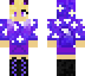 Galaxy Gamer fox girl | Minecraft Skin