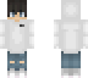 White Hoodie | Minecraft Skin