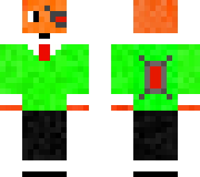 Cyborg Fox (Evil) | Minecraft Skin