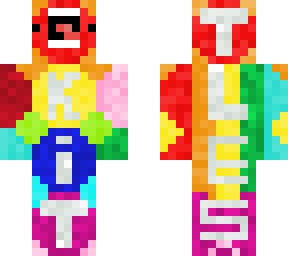 detailed skittle | Minecraft Skin