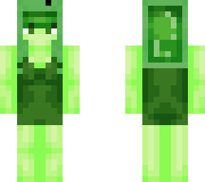 slime girl | Minecraft Skin