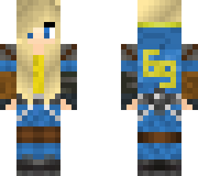 vault fallout girl pip boy | Minecraft Skins