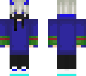 Blue devil | Minecraft Skin