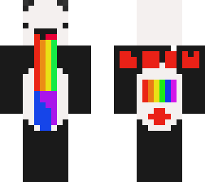 rainbow panda | Minecraft Skin