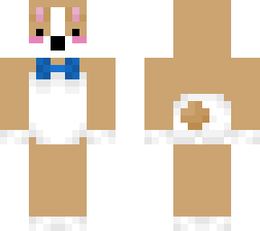 aww cutie corgi | Minecraft Skin