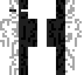 black and white enderman | Minecraft Skins