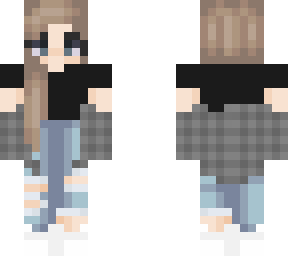 Lenay New Skin Gray | Minecraft Skin