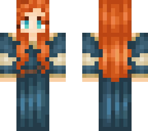 Merida edit (ORIGINAL BY DjasminAndersen) | Minecraft Skin