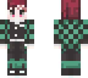 demon tanjiro | Minecraft Skins