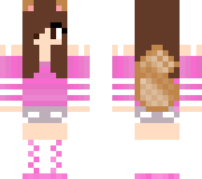 Cute Dog Girl | Minecraft Skin
