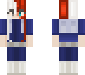 Female Shoto Todoroki | Minecraft Skin