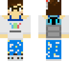 Overwatch Pajamei Mei | Minecraft Skin