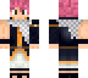 Natsu Dragneel (Remastered) | Minecraft Skin