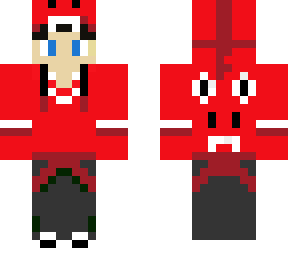Red snake boy hoodie | Minecraft Skin