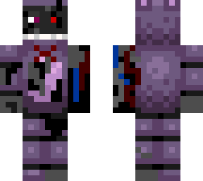 stylized withered bonnie | Minecraft Skin