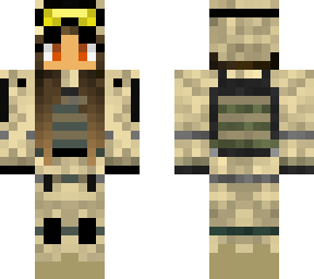 Soldier Girl 2 | Minecraft Skin