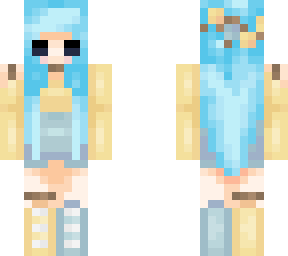 strings blue | Minecraft Skin