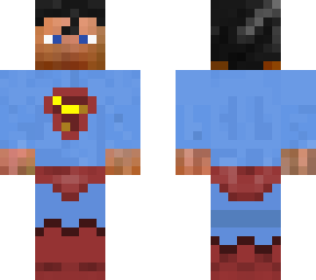 Superman Capeless | Minecraft Skin