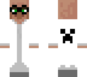 White Villager With Glasses | Minecraft Skin