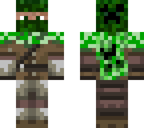 Creeper Ghille Suit | Minecraft Skin
