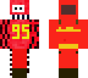 Cursed Lightning McQueen | Minecraft Skin