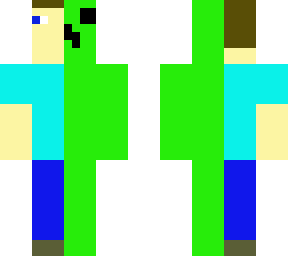 half creeper half steve | Minecraft Skin