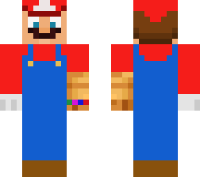 mario with infinity gauntlet | Minecraft Skin
