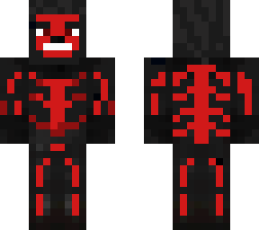 Red skully | Minecraft Skin
