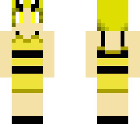 Bee Lady But With A Hat | Minecraft Skin