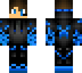blue gamer | Minecraft Skin
