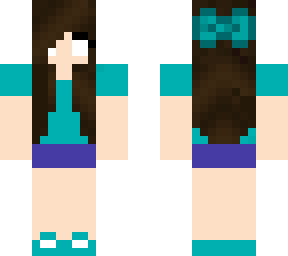 Girl Herobrine | Minecraft Skin