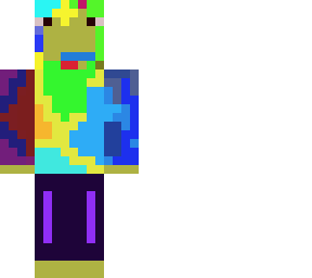 Rainbow Noob | Minecraft Skins