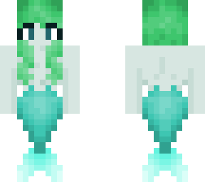 Mermaid Girl | Minecraft Skins