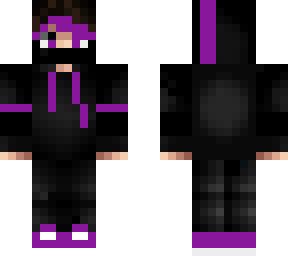 purple cloaked bandit | Minecraft Skin