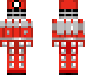 red dalek | Minecraft Skin