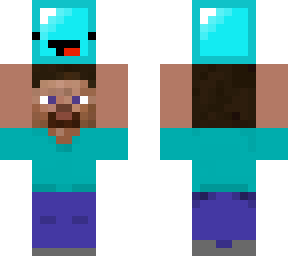 Steve with Skeppy head | Minecraft Skin