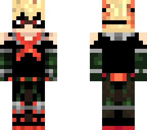 Hero Suit Baku | Minecraft Skin