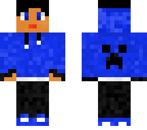 Blue Creeper | Minecraft Skins