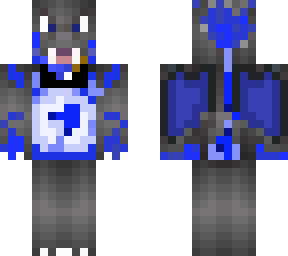 Mega Charizard X | Minecraft Skin