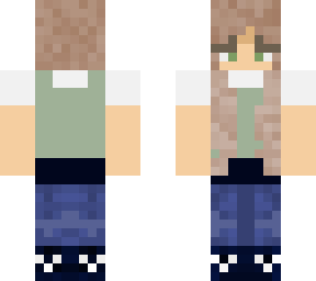 olive green AeStHeTiC | Minecraft Skin