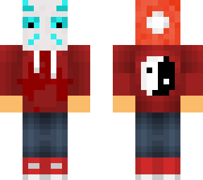 oni mask chirstmas ed credit xkito21 | Minecraft Skin