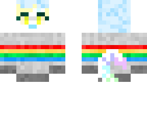 Rainbow Slushie Fursona | Minecraft Skin