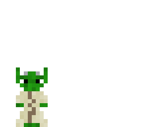 2D Yoda | Minecraft Skin