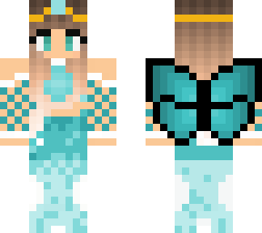 Blue Mermaid | Minecraft Skin