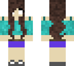 girl herobrine | Minecraft Skin
