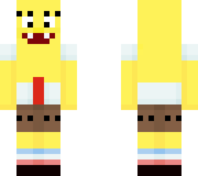 edited spongebob *texture* | Minecraft Skin
