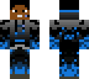 epic blue gamer skin | Minecraft Skin