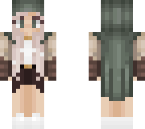 Medieval Elf With Hood Up | Minecraft Skin