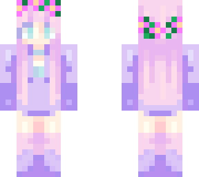 Purple Pastel Girl | Minecraft Skin